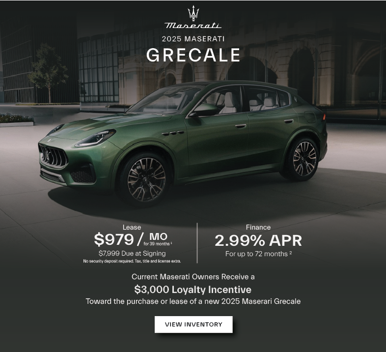Maserati Dealership in Appleton WI | Seving Appleton and Green Bay ...